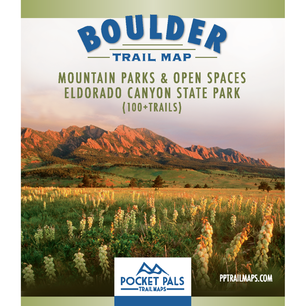 Boulder Area Trail Map - Mountain Parks, Open Spaces & Eldorado Canyon ...