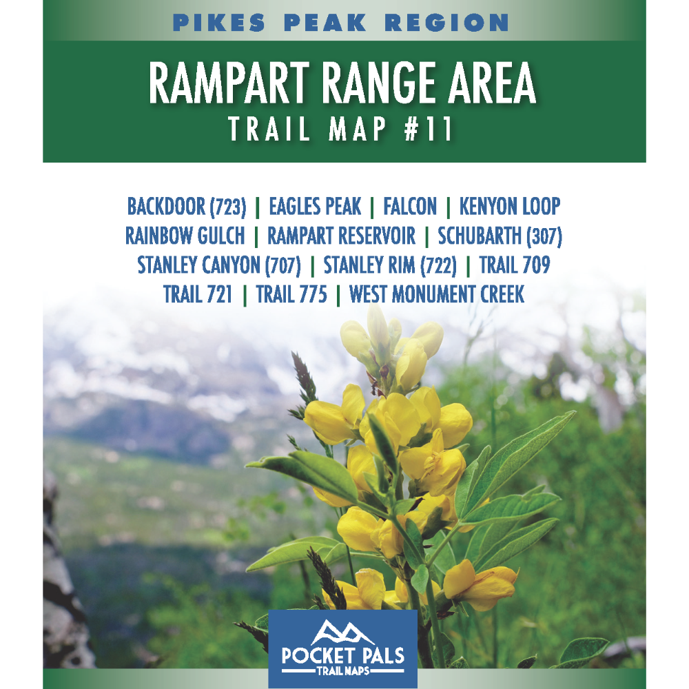 Hiking Trails Colorado Springs - Rampart Range Map #11 – Pocket Pals ...